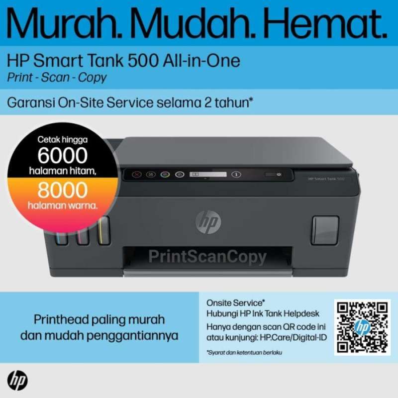 Promo Printer Hp Smart Tank 500 Diskon 3% di Seller Halers - Kapuk ...