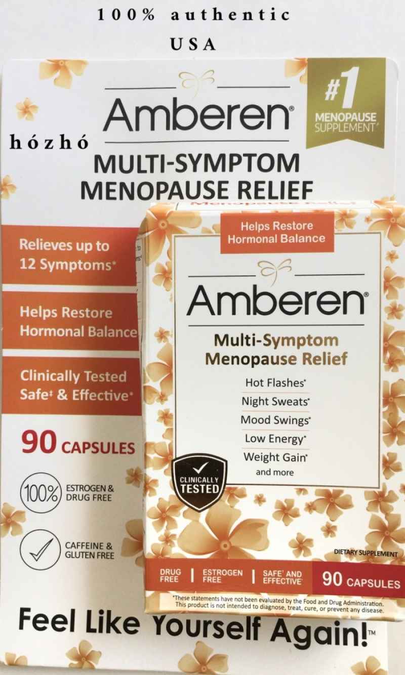 Promo Amberen multi symptom menopause relief 90 capsules Diskon 23% di ...