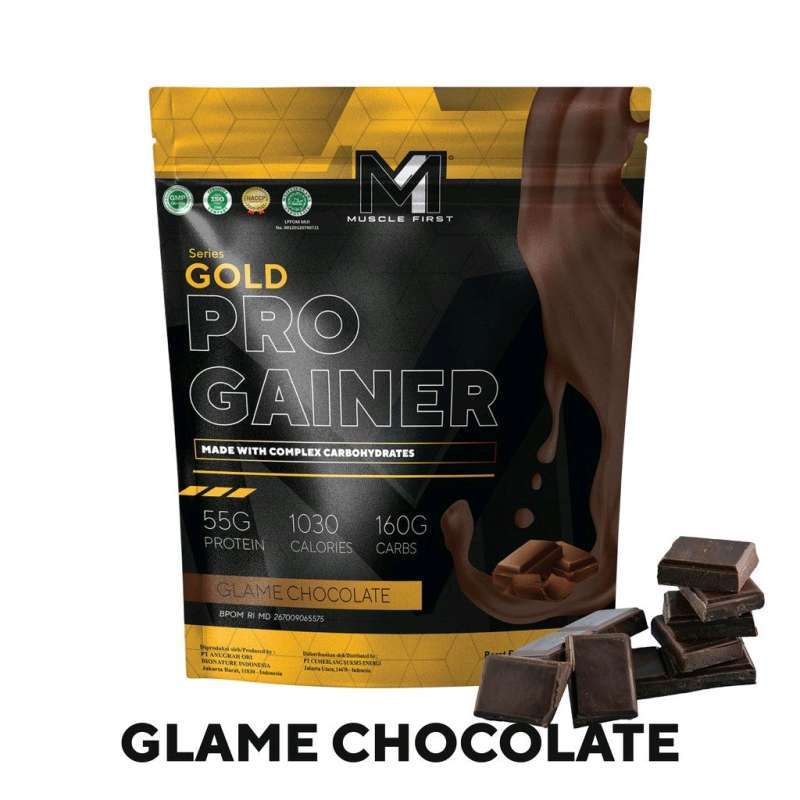 Jual Muscle First Pro Gainer 6 Lbs Glame Chocolate Mass Gainer di ...