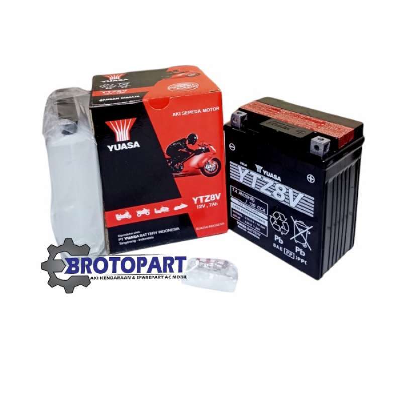 Promo Aki Accu Motor Vespa LX 150 Piaggio Liberty YTZ8V Yuasa Aki ...