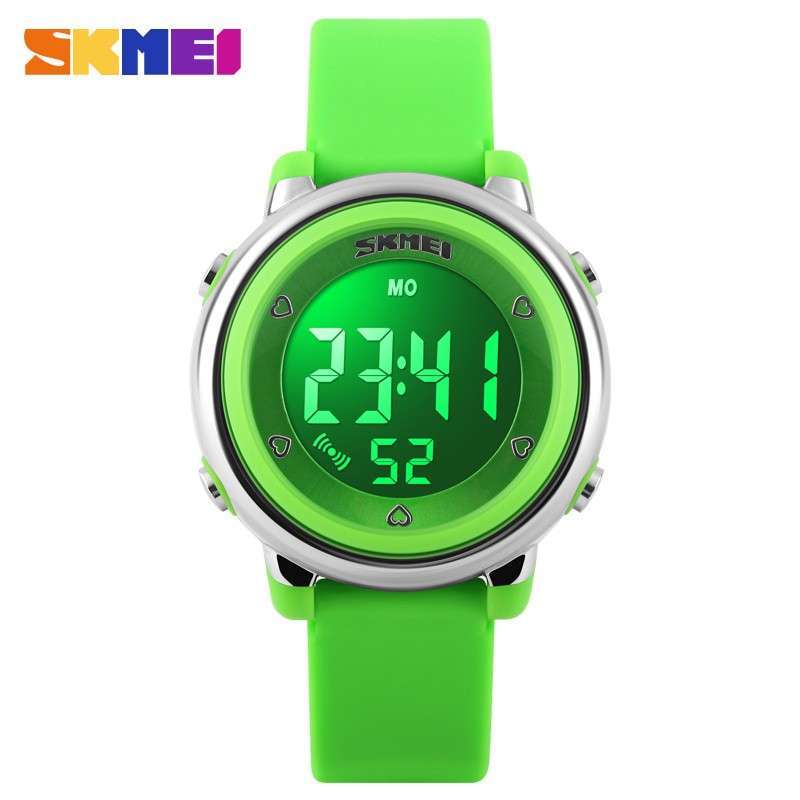 Jual Jam Tangan Anak Digital Skmei 1100 Green Water Resistant 50m Di ...