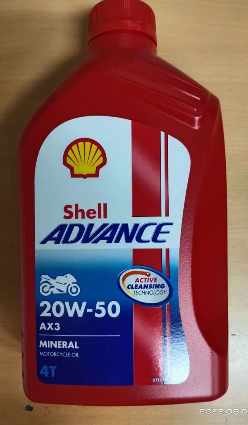Jual Oli Mesin Motor 4t Shell Advance 20w-50 Ax3 1l 66922 Di Seller ...