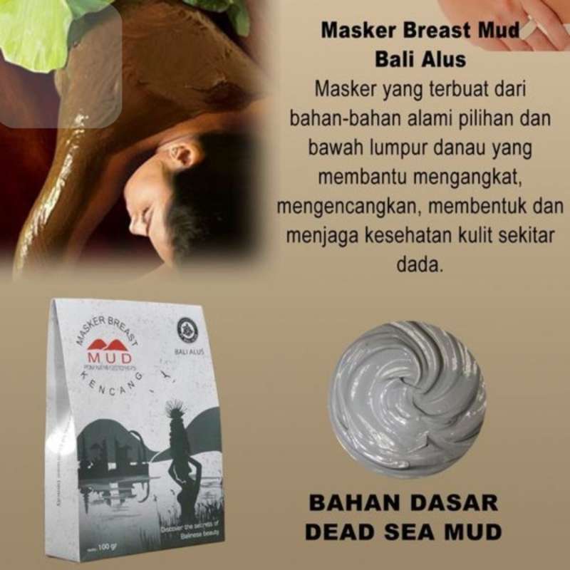 Promo Masker Mud Dan Vulcano Bali Alus Original 125gr Diskon 22% Di ...