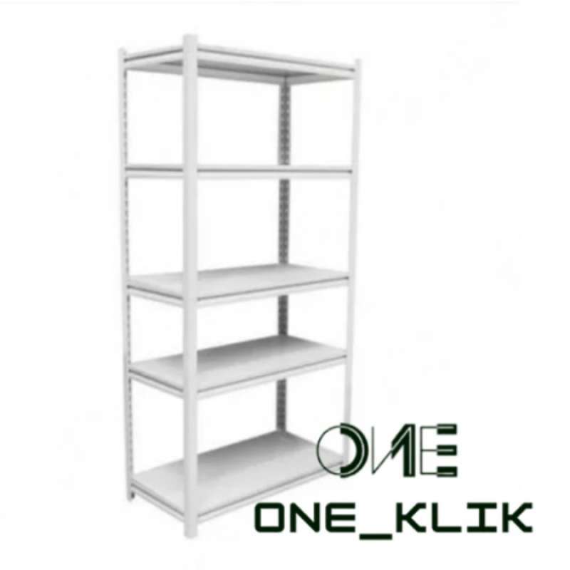 Promo Rak besi 5 susun tanpa baut - Rak serba guna 5 susun bolt less ...