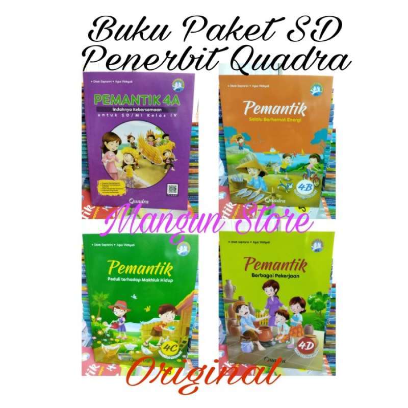 Promo Buku Paket Pemantik A,B,C,D,E Kelas 4 SD K13 Semester 1 (Quadra ...