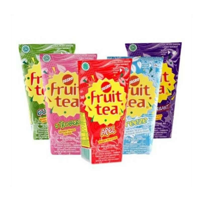 Jual Fruit Tea Sosro Freeze Genggam 200 ml isi 24 pcs di Seller SinarJaya_Shoes - Kedung Badak ...