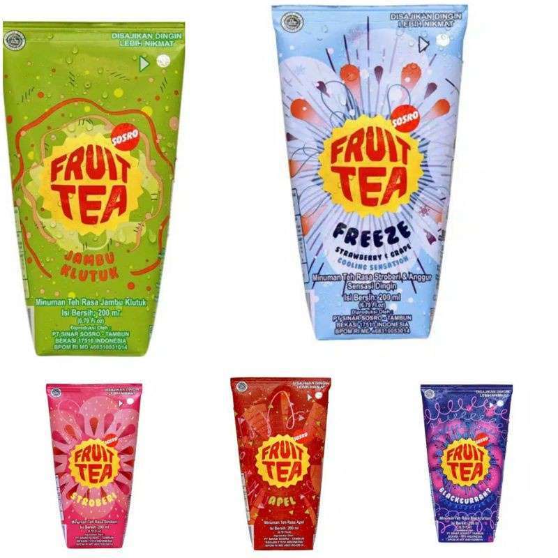 Jual Fruit Tea Sosro Freeze Genggam 200 ml isi 24 pcs di Seller SinarJaya_Shoes - Kedung Badak ...