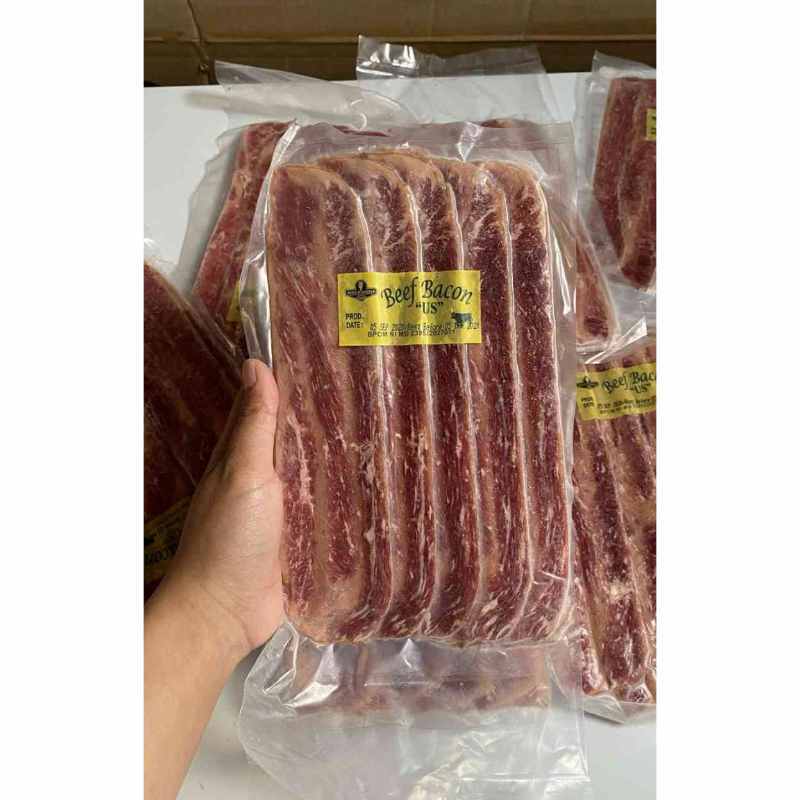 Jual Smoked Beef Bacon Svens Choice 250gr Daging Sapi Bacon 250 Gr Di ...