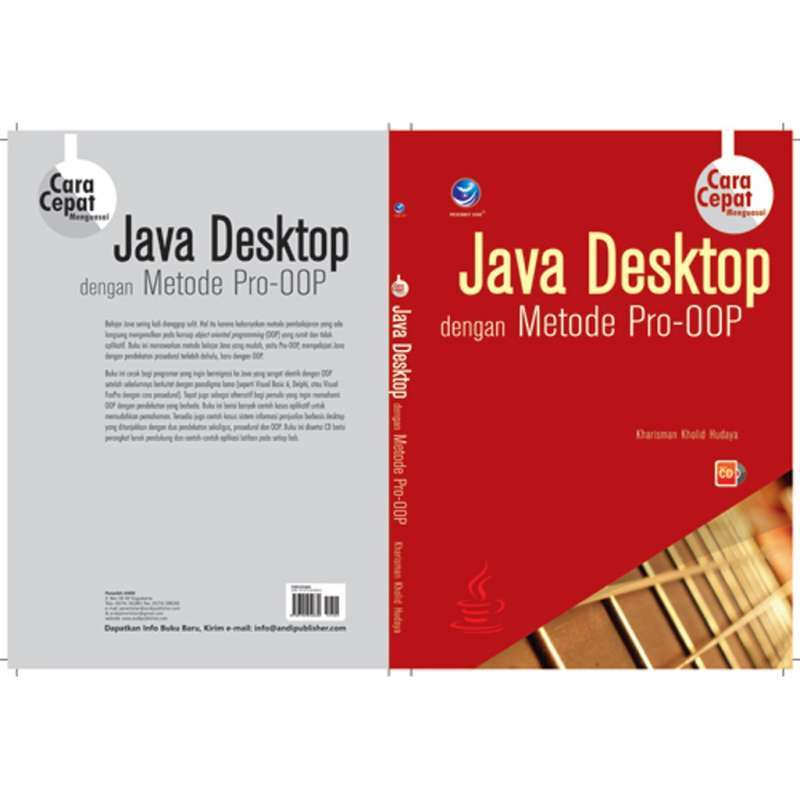 Jual Buku Cara Cepat Menguasai Java Desktop dengan Metode Pro-00P+cd di Seller CAKRAWALA ...