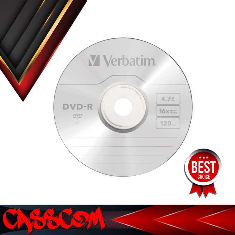 Jual Dvd-r Verbatim 16x Bulk Pack Isi 50 Keping Di Seller Casscom ...