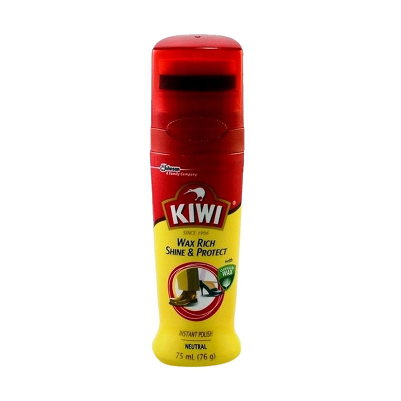 Jual Kiwi Liquid Shoe Polish Neutral Semir Sepatu [75 mL] - Natural di ...