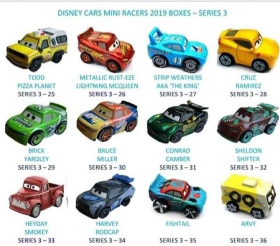 Jual Cars Mini Racers Disney Mattel Metallic Rusteze McQueen 26 not ...