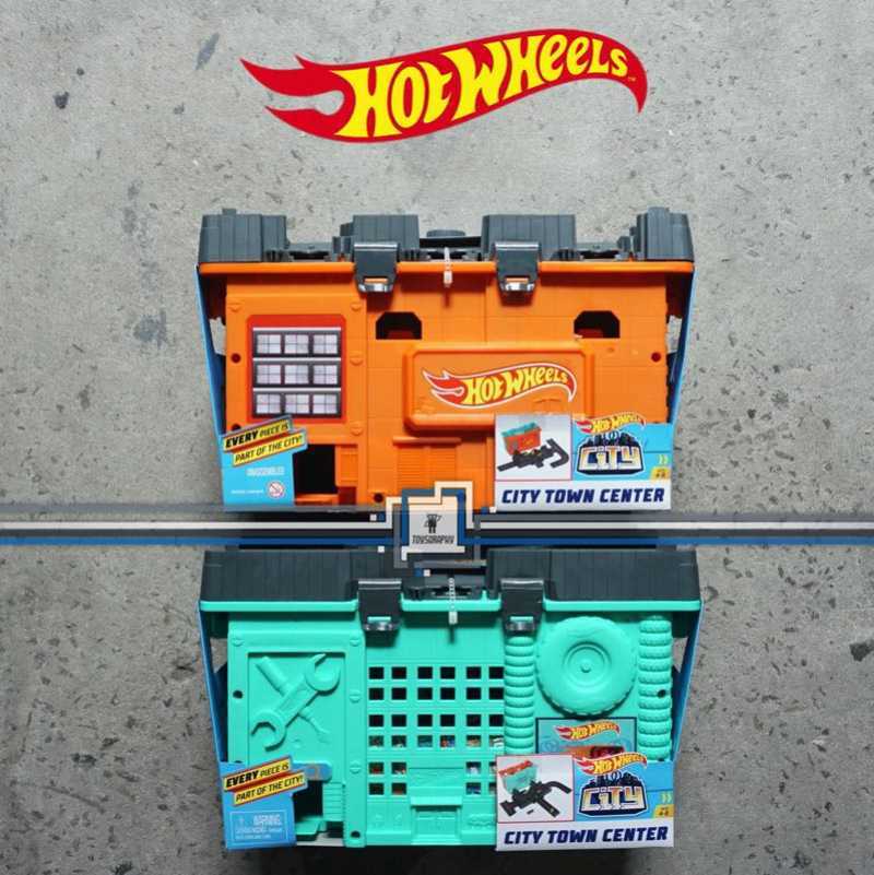 Jual Hot Wheels CITY TOWN CENTER Hotwheels Track Set Builder Playset di ...