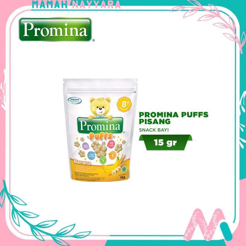 Promo promina Puffs Pisang 15 gr Diskon 13% di Seller Mamah Nayyara ...