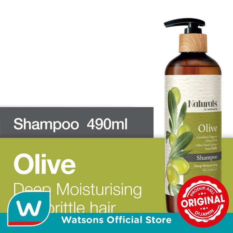 Promo Natural's by Watsons Olive Shampoo 490ml Diskon 47% di Seller ...