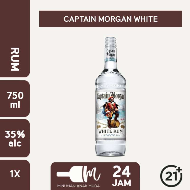 Jual Captain Morgan White Rum 750ml di Seller Minuman Anak Muda Jakarta ...