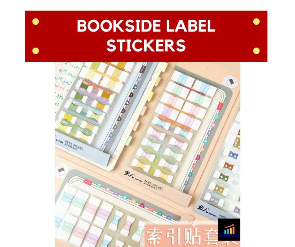 Jual Label Stiker Penanda Buku Kertas / Bookside Sticker Label di ...