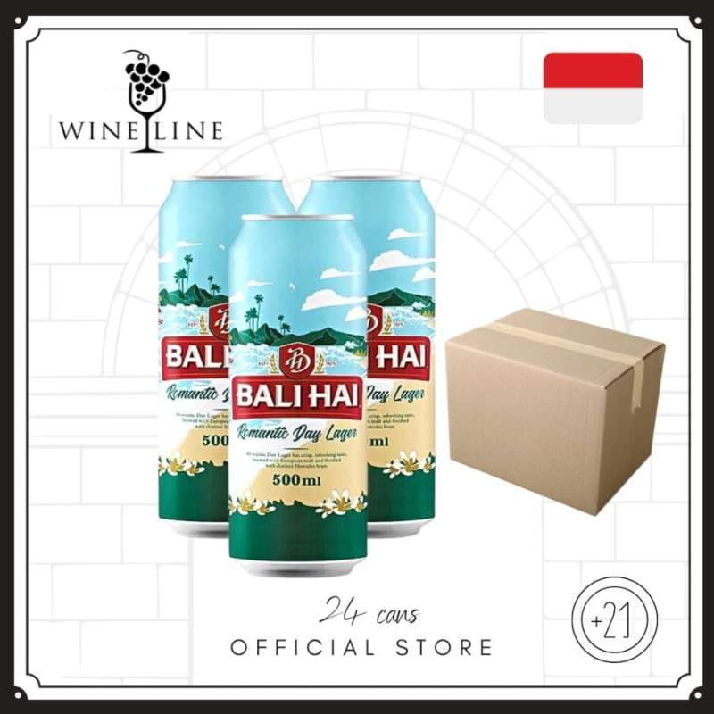 Jual INDONESIA - BALI HAI Romantic Day Lager Beer 500ml 24 Kaleng di ...
