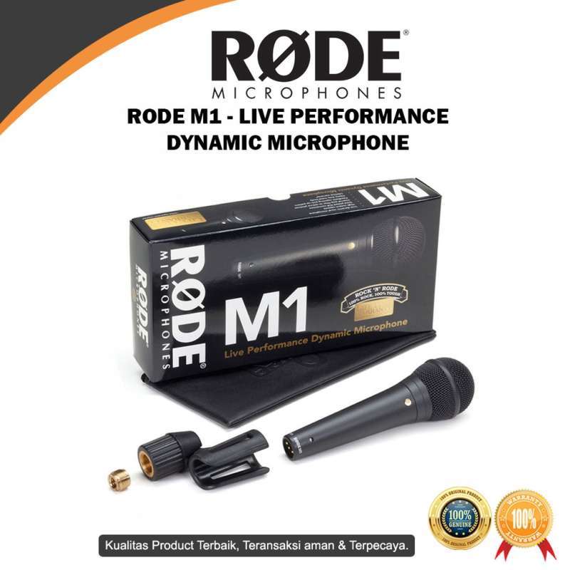 Jual RODE M1 - LIVE PERFORMANCE DYNAMIC MICROPHONE M 1 MIC ORIGINAL di ...
