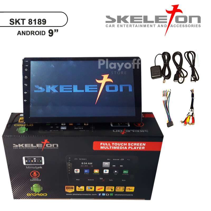 Promo Voice Command Head Unit Android 9 Inch Skeleton 8189 MirrorLink ...