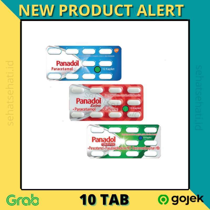 Jual Panadol Tablet 1 Blister isi 10 / Sakit Kepala / Paracetamol ...