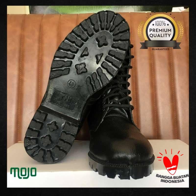 Promo Mojo Pdl Linmas Sepatu Dinas Lapangan Kulit Jeruk Tni Polri ...