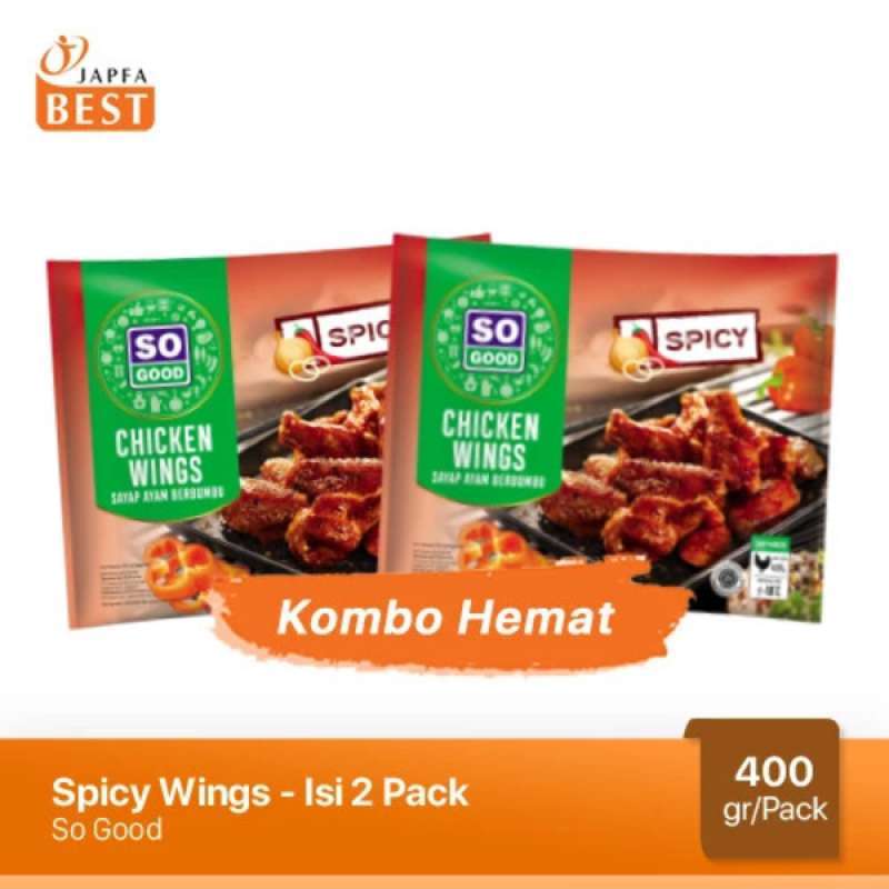 Promo So Good Spicy Wing Paket Kombo Hemat [2Pcs x 400gr] Halal Diskon ...