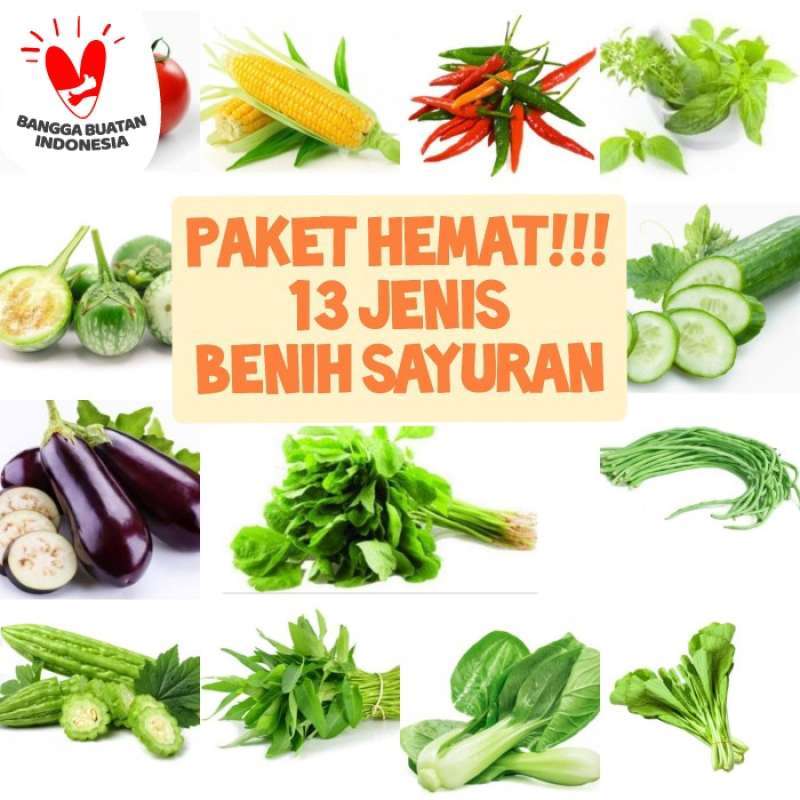 Jual Paket hemat!!! Benih sayuran 13 jenis bibit sayur dan buah di ... Jual Paket hemat!!! Benih sayuran 13 jenis bibit sayur dan buah di ...