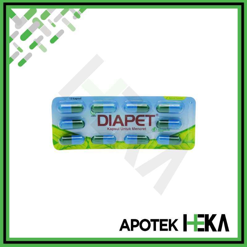 Jual Diapet Kapsul Strip isi 10 Tablet - Obat Mencret Diare di Seller Apotek Heka Official Store ...