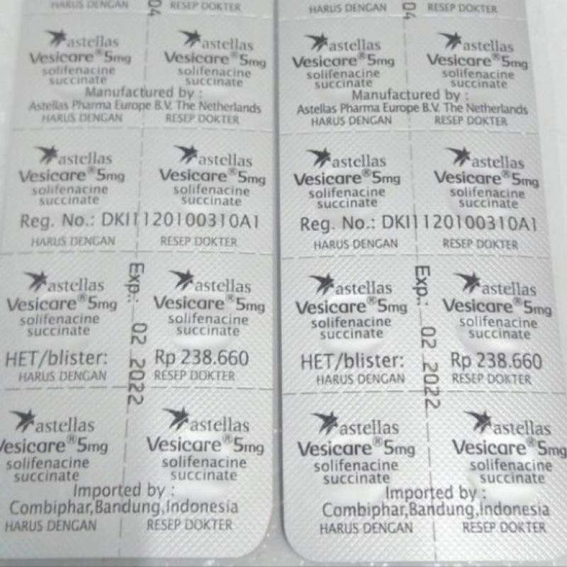 Jual Ready vesicare 5mg/eceran per tablet/potongan di Seller Almyra ...