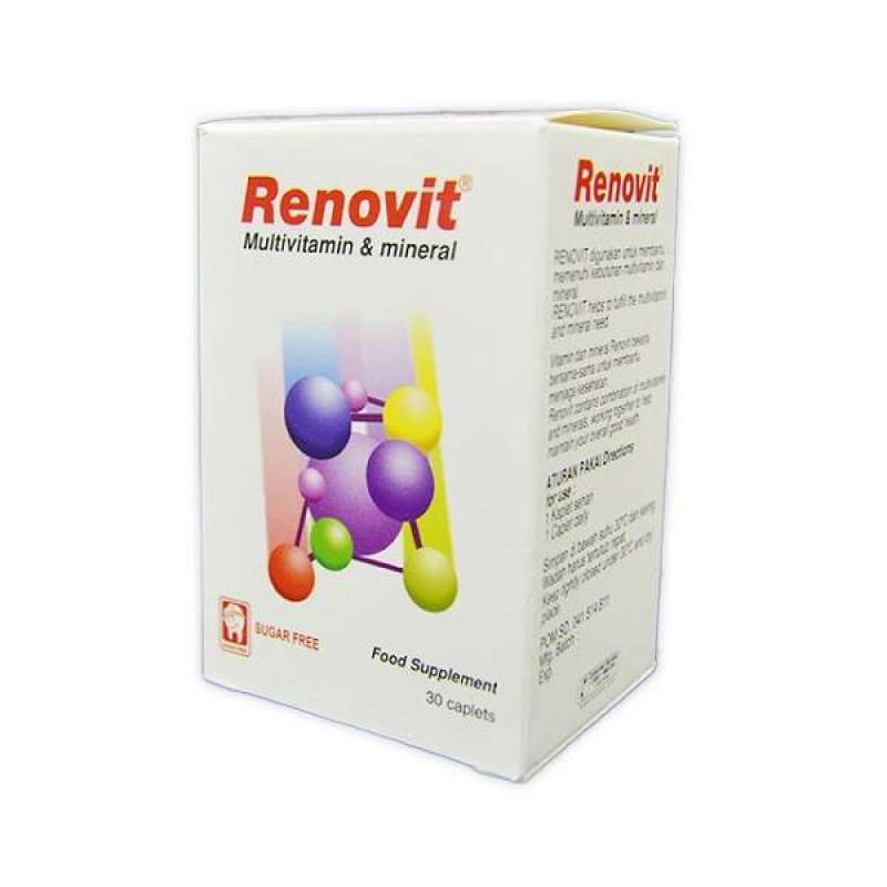 Jual RENOVIT KAPLET BOTOL 30 PCS di Seller Hypermart Kemang Official ...
