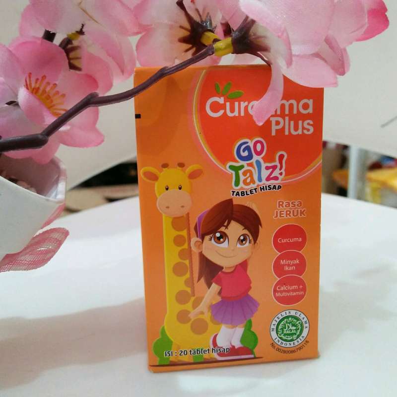 Jual Curcuma Plus Go Talz Tablet Hisap Isi 20 Rasa Jeruk Di Seller ...