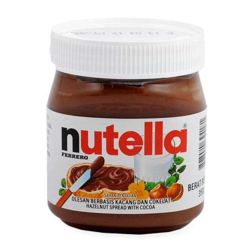 Jual NUTELLA Chocolate and Hazelnut Spread Jam 350gr - Selai Cokelat ...