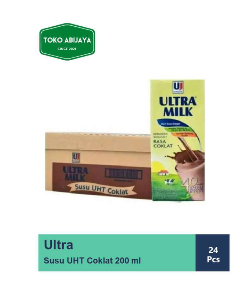 Jual Susu UHT Ultra Coklat Milk 200ml ( 1 dus isi 24 pcs) di Seller ...
