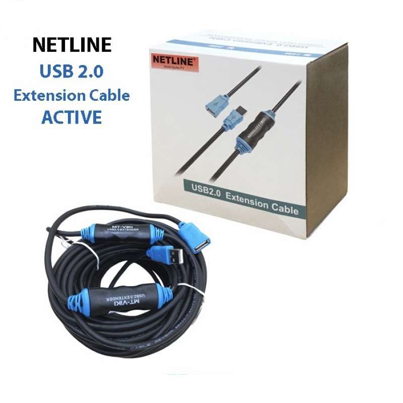 Jual USB 2.0 Extension Active 20m NETLINE di Seller Surya Mitra Online ...