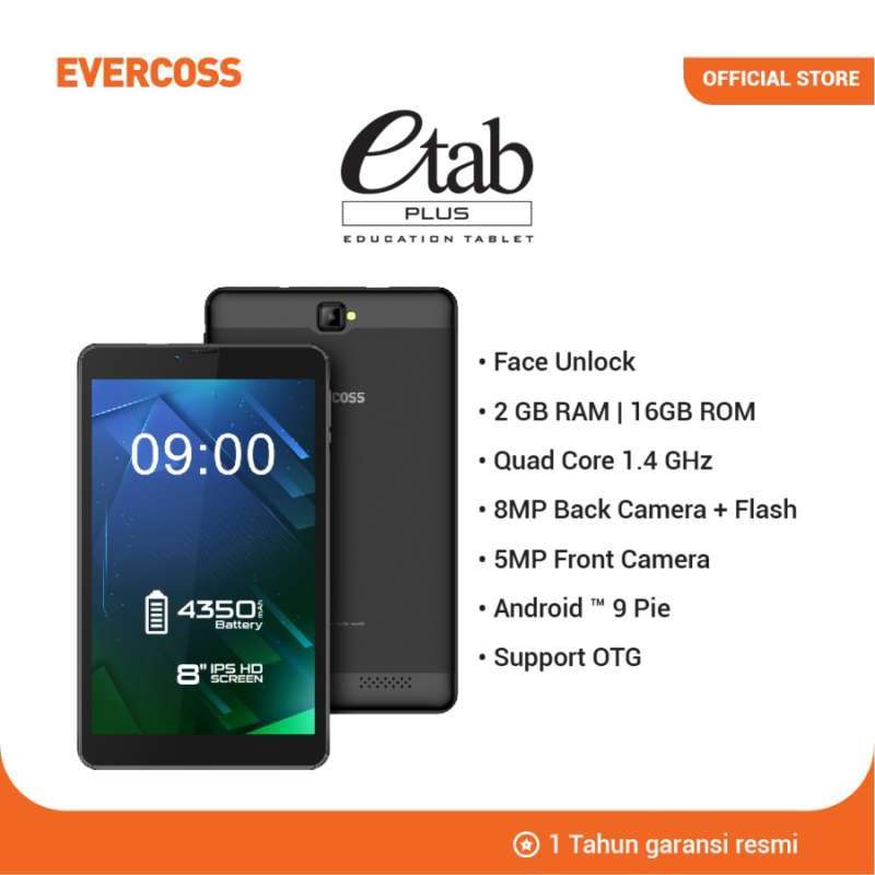 Jual Evercoss M80 Tab 8 Inch Ram 2gb Rom 16gb Dual Sim 4g Di Seller ...