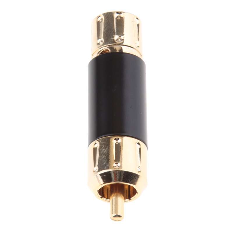 Jual RCA Male Plug Adapter, Audio Phono Gold Plated Solder Connector di Seller BAOSITY - China ...