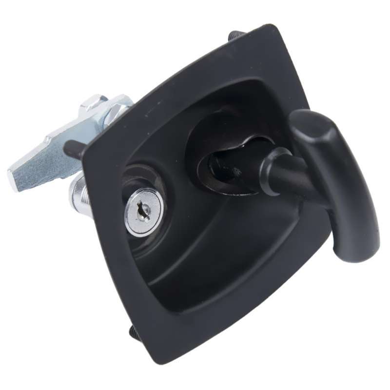 Promo Black Recessed Folding T Lock / Handle (Trailer Toolbox) Drop T ...