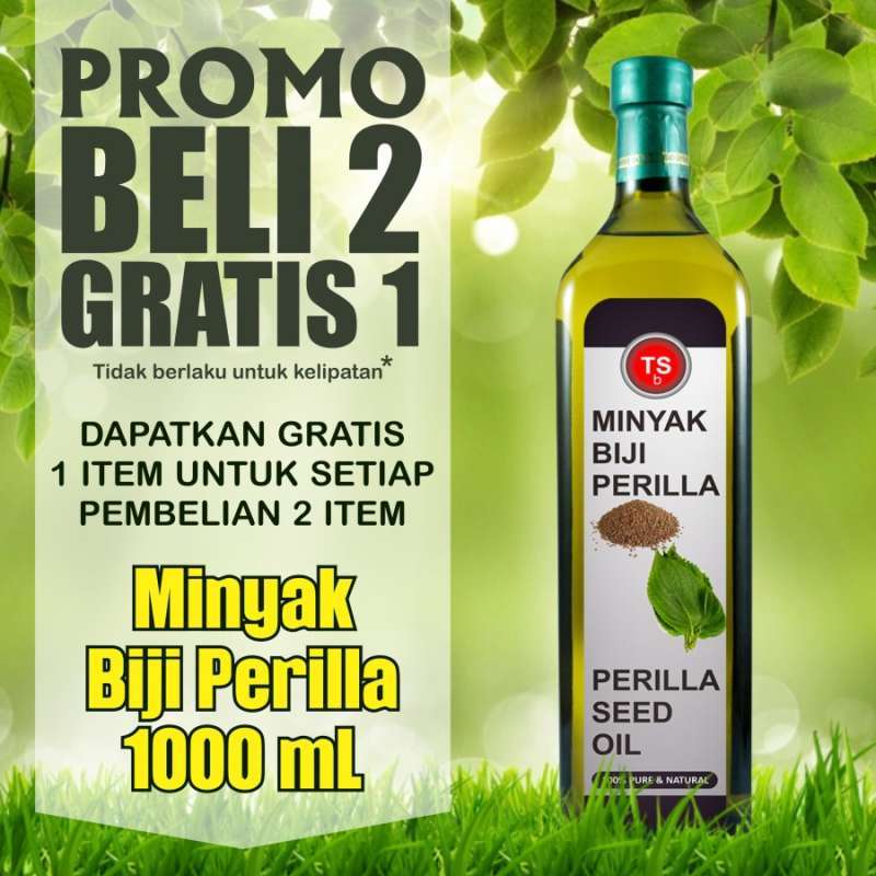 Jual Minyak Biji Perilla,perilla Seed Oil 100% Murni & Alami 1000ml ...