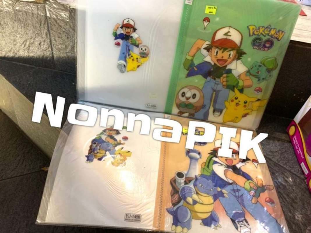 Jual Tempat Buku Map File kertas A4 Disney Princess atau Pokemon Go di ...