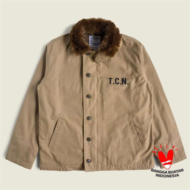 Jual Timechine Co. Chesterfield Deck Jacket - Khaki XL di Seller ...