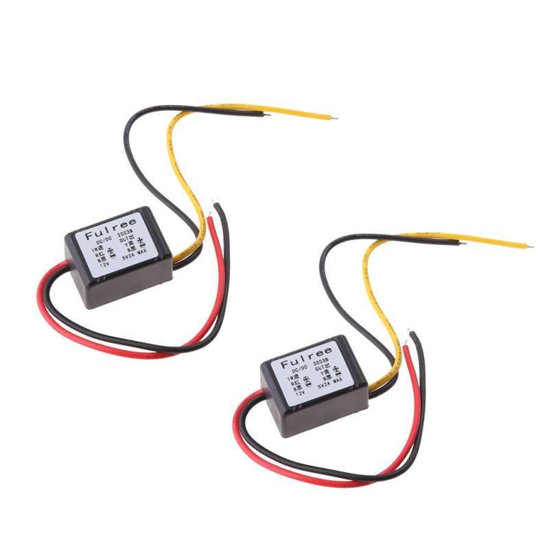 Jual 2x DC-DC Power Module 12V (8-20V) to 5V 2A Car Power Adapter di ...
