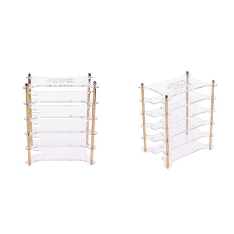 Jual 2x Transparent Acrylic Case Clear Shell Enclosure For Raspberry Pi ...
