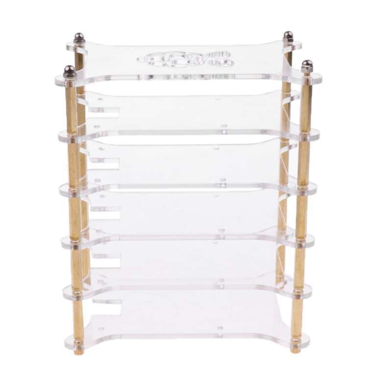 Jual 2x Transparent Acrylic Case Clear Shell Enclosure For Raspberry Pi ...