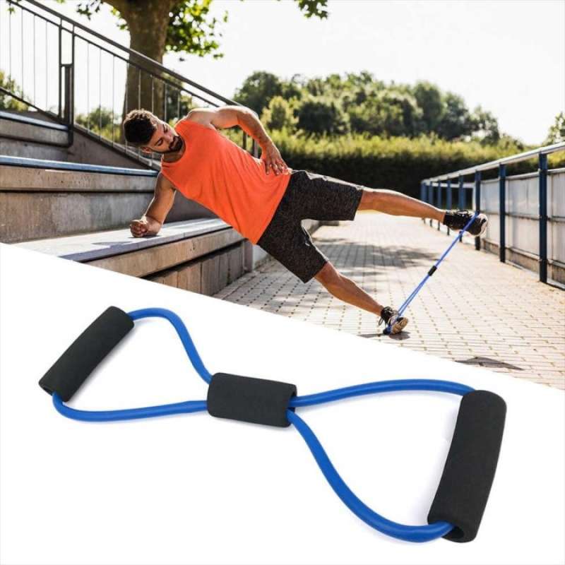 Jual ALAT FITNESS HOME GYM SET PACK ABS ROLLER RESISTANCE BAND WORKOUT ...