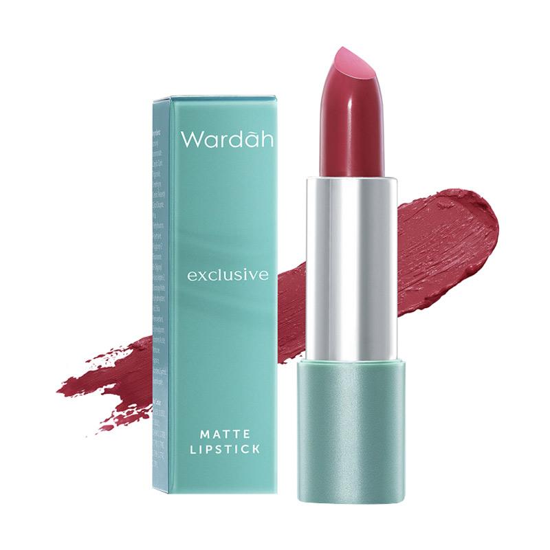 Promo Wardah Exclusive Moist Lipstick - 43 Magnificent Red Diskon 5% Di ...