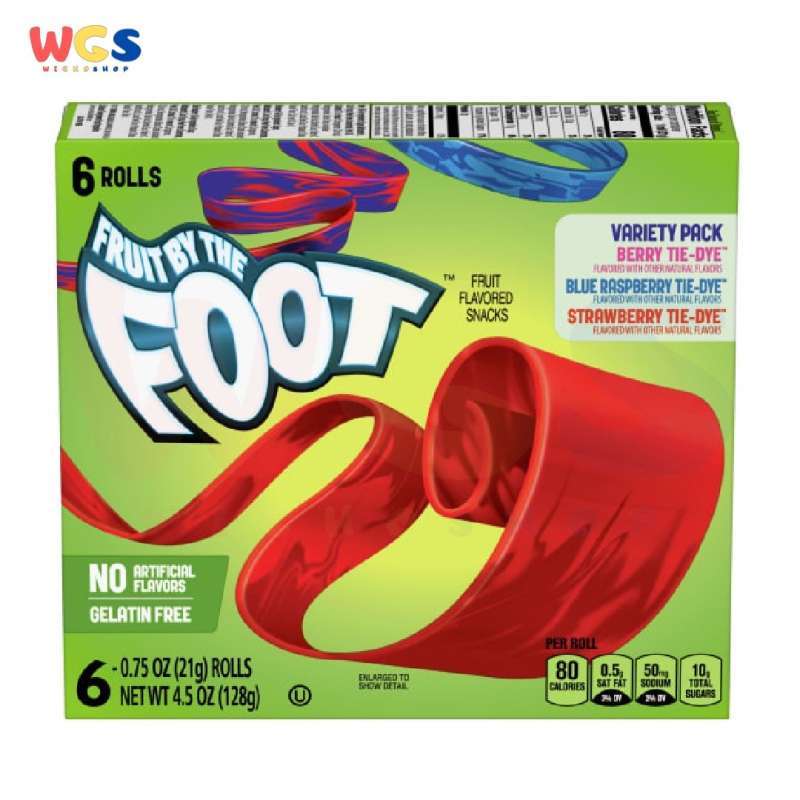 Jual Candy Fruit By The Foot Fruit Flavored Snacks Variety Pack 4.5oz ...