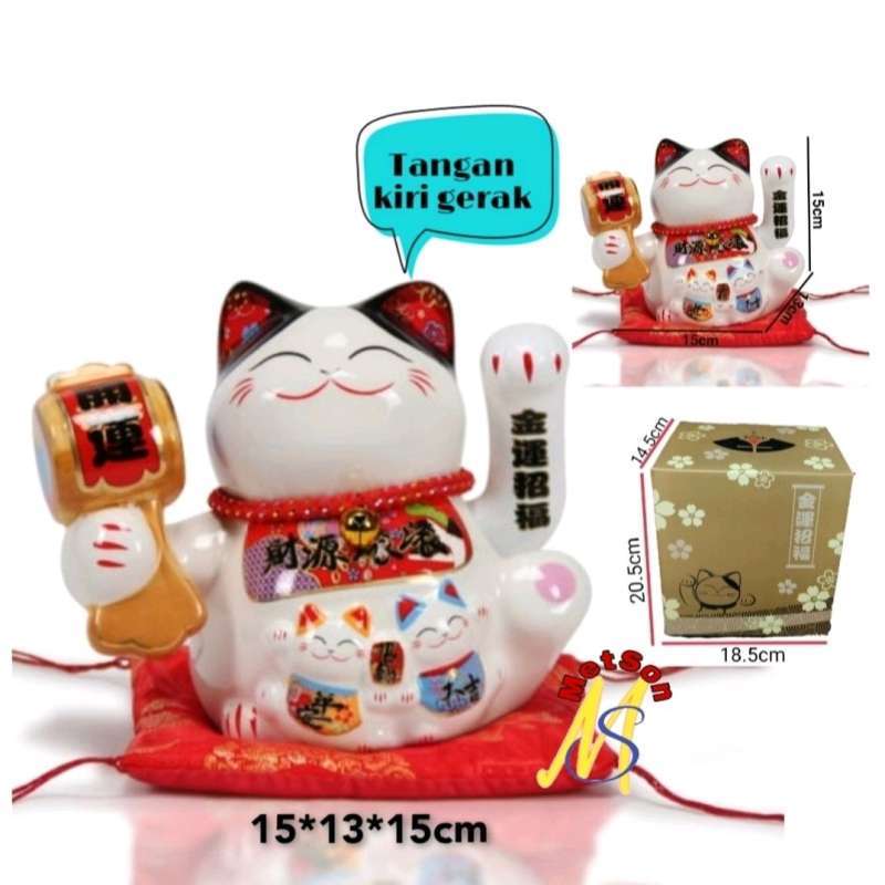 Jual Kucing hoki kucing manekineko keramik di Seller Toko27 - Glodok ...