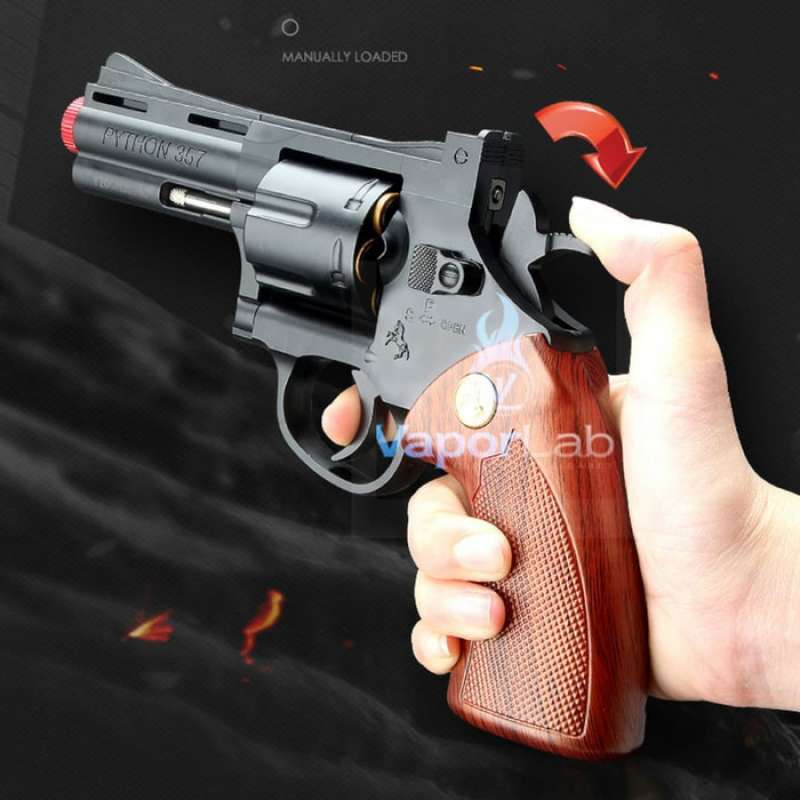 Jual Mainan Anak Replika Toy Gun Pistol Revolver Colt Python 357 Water ...