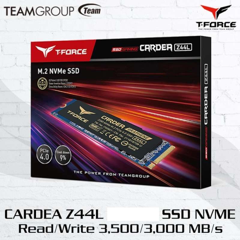 Promo SSD M.2 NVME Teamgroup T-FORCE Cardea Z44L PCIe Gen4 x4 Diskon 12 ...